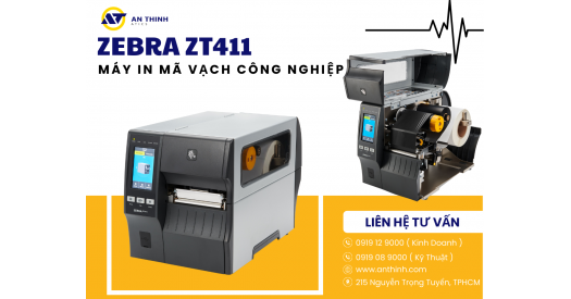 Máy in mã vạch zebra Dòng ZT411 giải quyết một loạt các ứng dụng trong ...